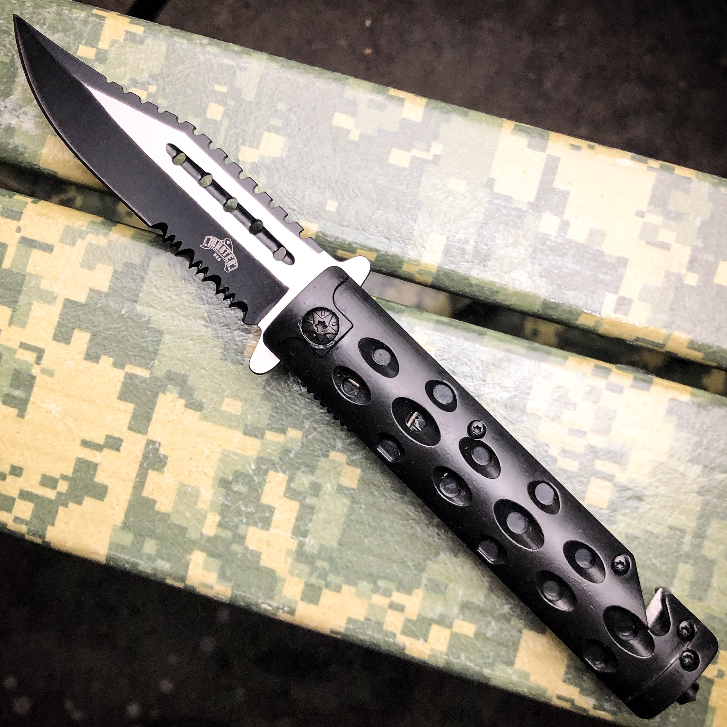 Tactical Spring Assisted OpenCamping Folding Pocket Knife Blade NEW ...