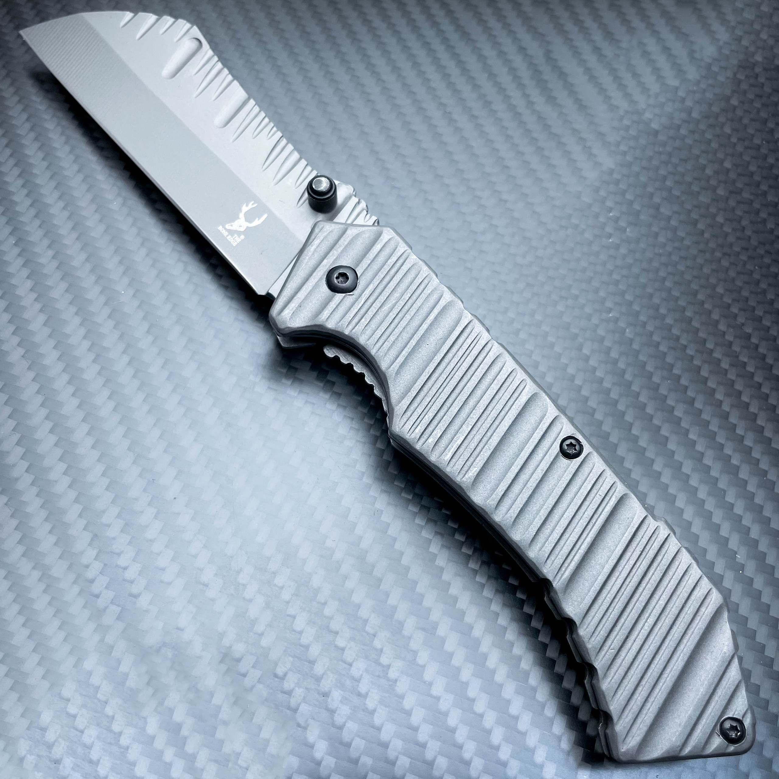 8" Tactical Spring Assisted HAND Gun PISTOL Folding Pocket Knife w ...