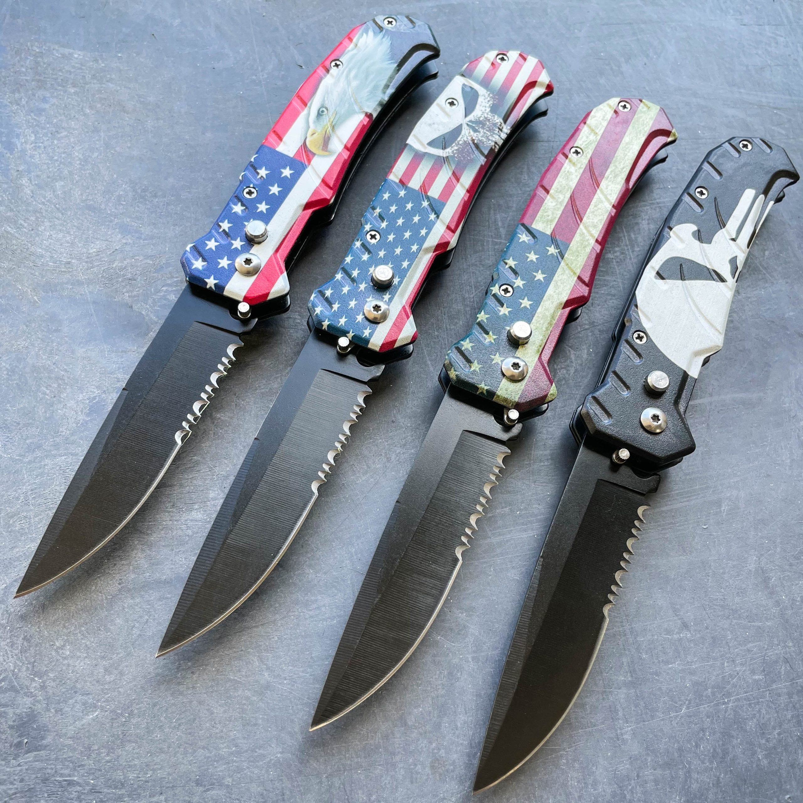 Everyday Carry Mini Covert Auto Black Pocket Knife - MEGAKNIFE