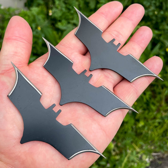Mini 3PC Black Bat Throwing Knives - MEGAKNIFE