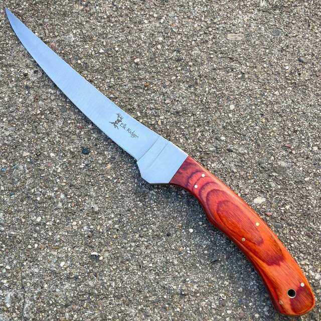 12" Elk Ridge Bone Full Tang Fish Fishing Filet Fillet Camping Hunting ...