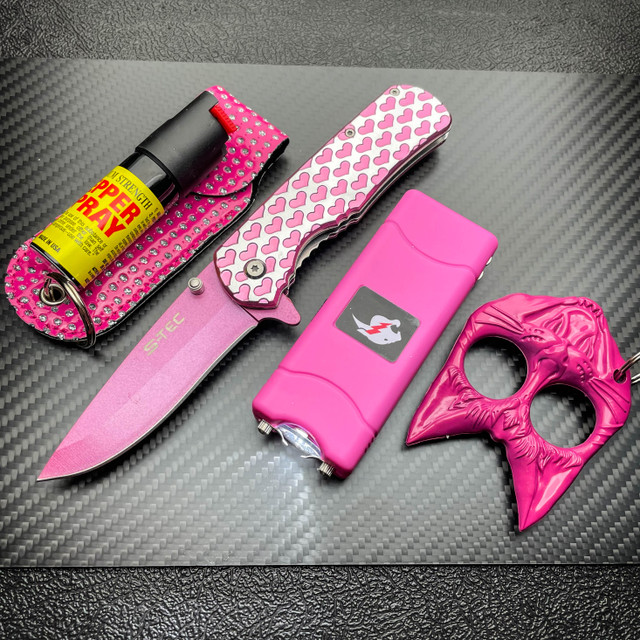 Pink Ladies Self Defense Set - MEGAKNIFE