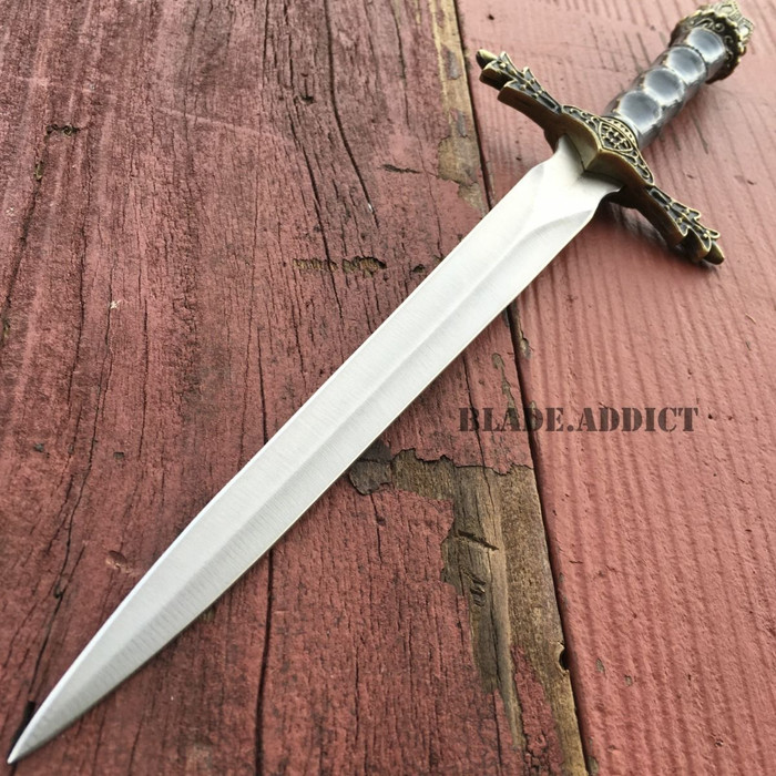 13.5" MEDIEVAL ORNATE KING ARTHUR Historical SHORT SWORD DAGGER ...