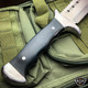 15" TACTICAL SURVIVAL Rambo Full Tang FIXED BLADE Camping KNIFE Hunting ...