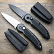 Everyday Carry Mini Covert Auto Black Pocket Knife - MEGAKNIFE