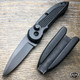 Everyday Carry Mini Covert Auto Black Pocket Knife - MEGAKNIFE