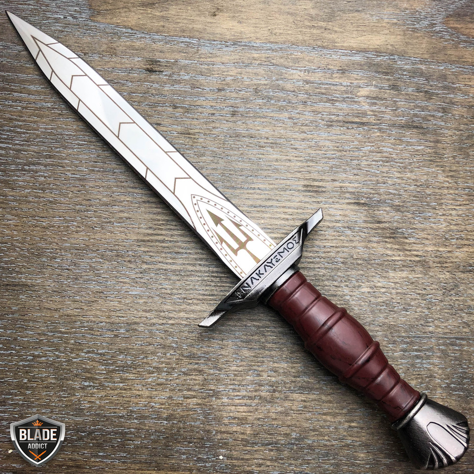 10" Medieval Renaissance Scissors Bodice Dirk Dagger Knife Fixed Blade ...