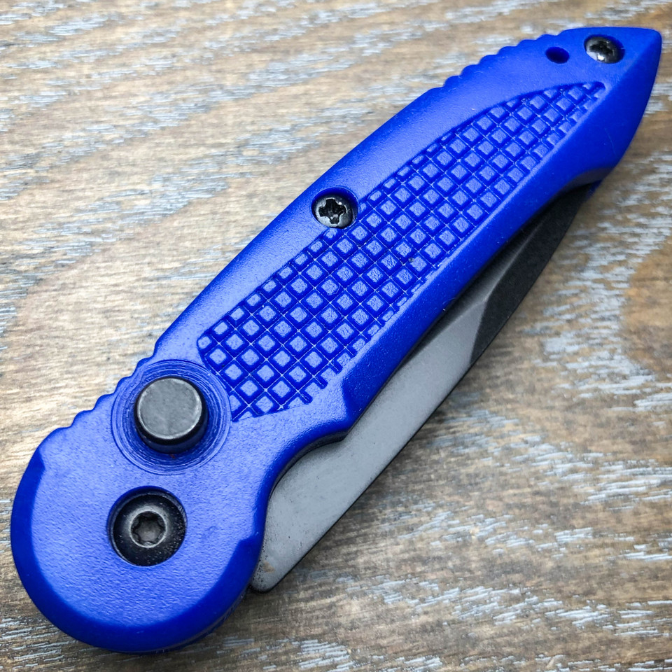 Everyday Carry Mini Covert Auto Black Pocket Knife New - MEGAKNIFE
