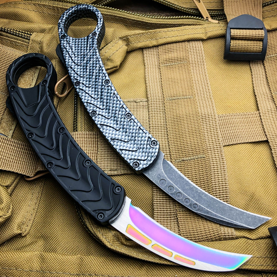 Raptor Claw Tactical Auto Karambit Dual Action OTF Knife - MEGAKNIFE