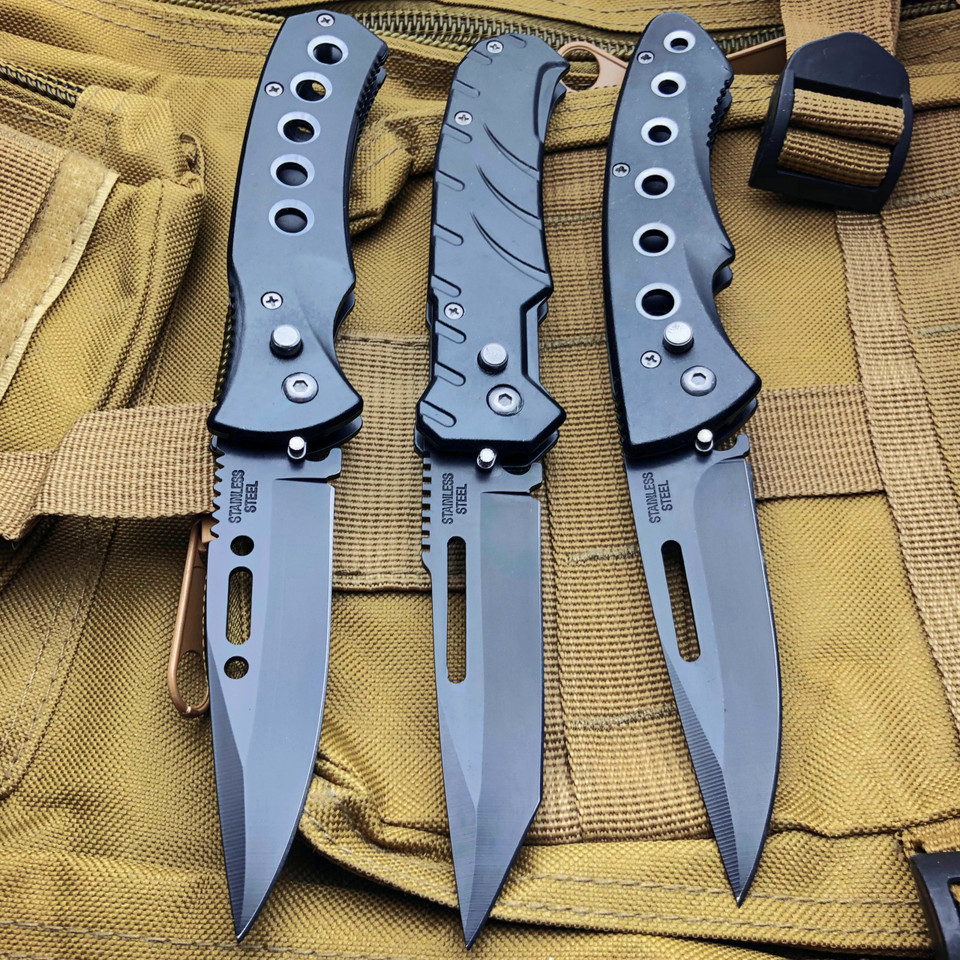 Automatic Tactical Switch Blade Comb Pocket Knife - MEGAKNIFE