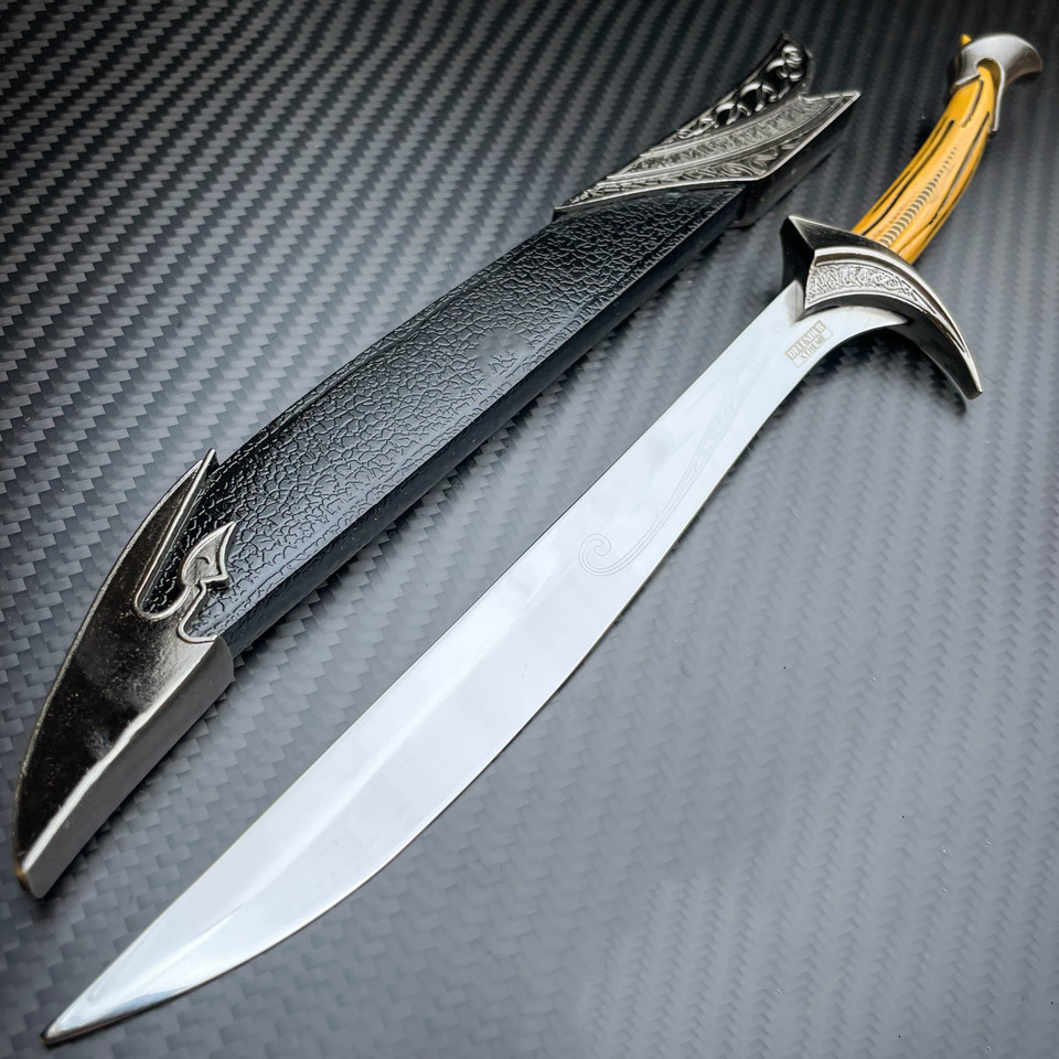 LOTR Medieval Crusader Sword FANTASY Blade - MEGAKNIFE