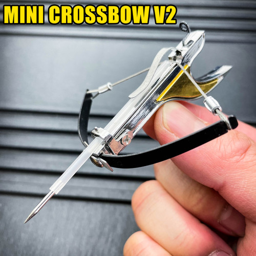 Mini Metal Crossbow With Arrows V2 - MEGAKNIFE