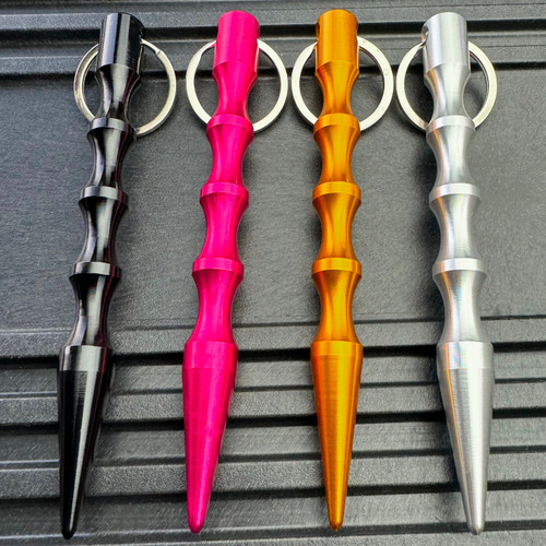 Polished Pointed Kubaton Self Defense Keychain - MEGAKNIFE