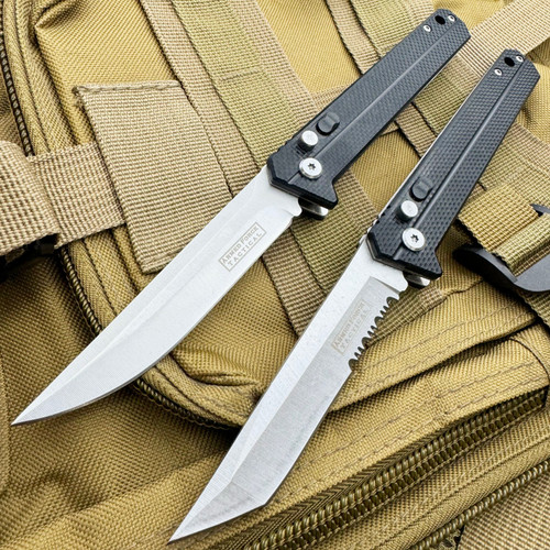 8.75" Black Primal Automatic Switch Blade - MEGAKNIFE