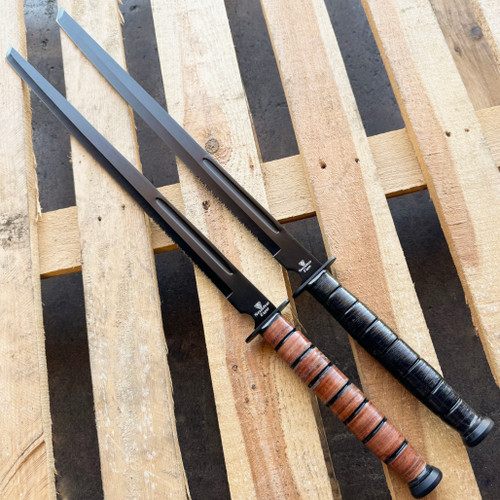 Snake Eye Tactical Ninja Combat Sword Tanto Style Blade - MEGAKNIFE