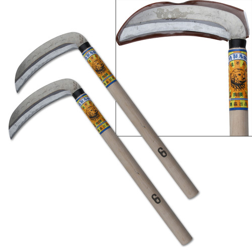 Martial Arts Training Equipment - Kama 2pc Set - MEGAKNIFE