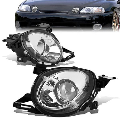 92-00 Lexus SC300 SC400 Projector Headlights - Chrome Housing ...