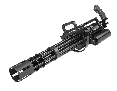 Minigun Die Cut Sticker