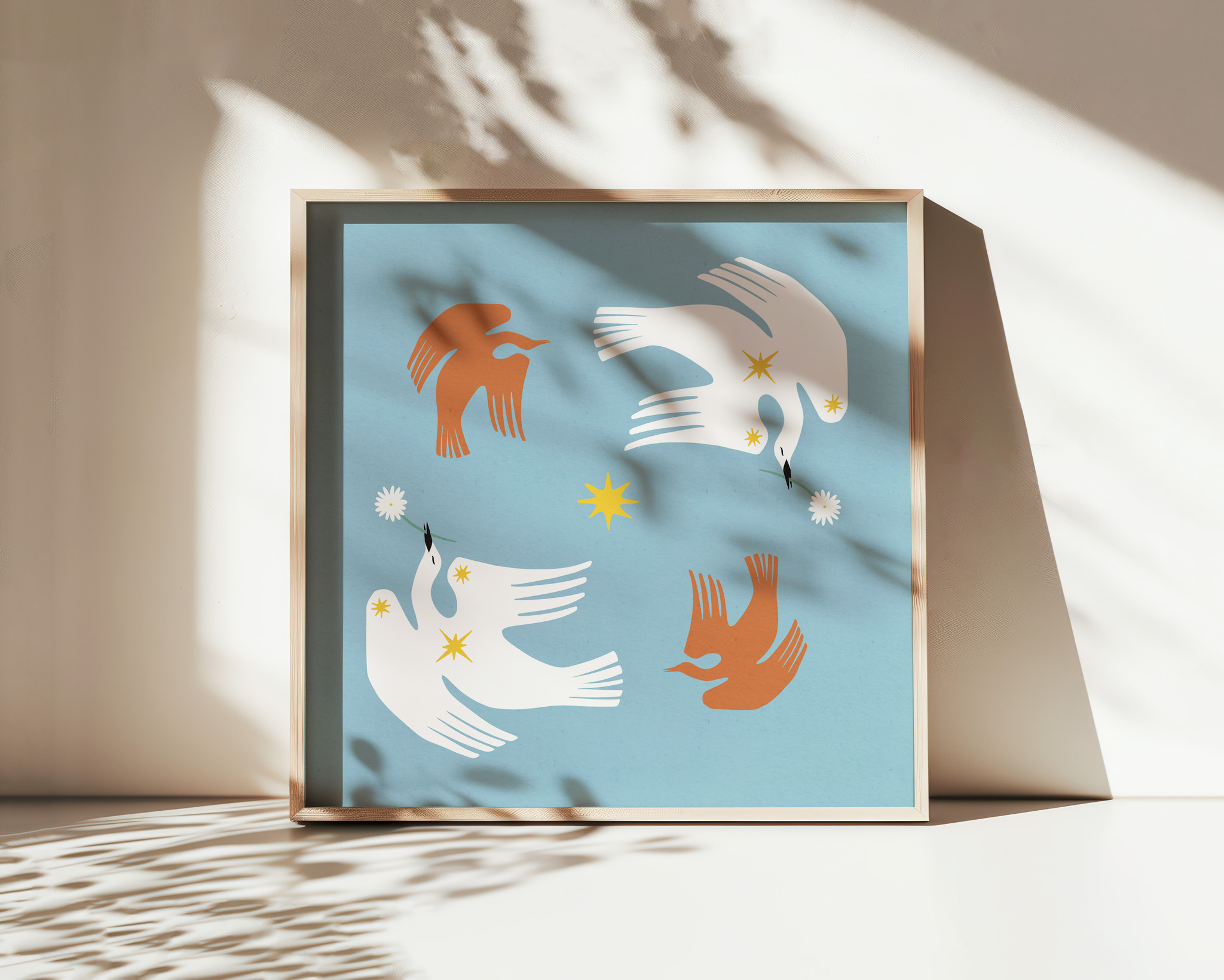 Soar art print - Chauncey and Coco