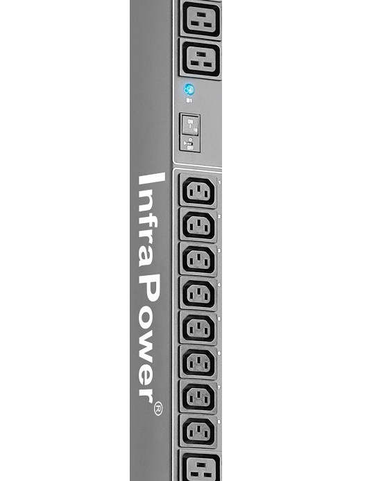VP36C13-6C19-30A 36 + 6 Outlet 3-phase 208V 30A Basic PDU
