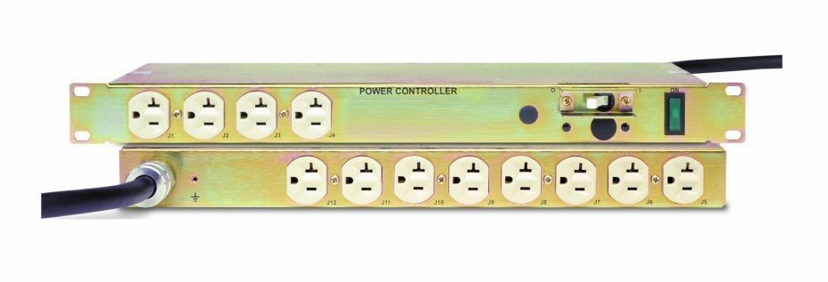 TPC12F-A-CB Basic Rack PDU, 110-125V, 12A, 1U Horiz.