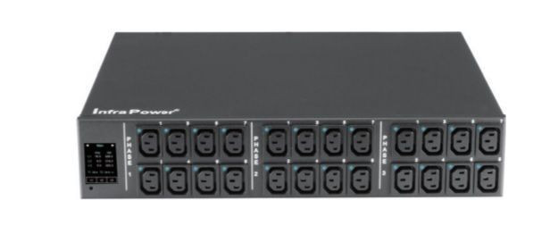 HP24C13-30A-W 24 Outlet 3-phase 208V 30A Monitored PDU, 2U