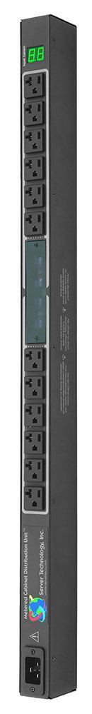 Metered CDU Vertical 100-120V, 30A, NEMA L5-30, (12) NEMA 5-20R, 0U ...