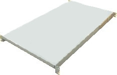 SHA1930 Adjustable Rack Mount Shelf 19"W x 30"D Mounting Depth 26"-34"