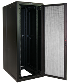ES 42U x 30"W x 48"D Server Rack, Mesh Front & Split Mesh Rear Door ...