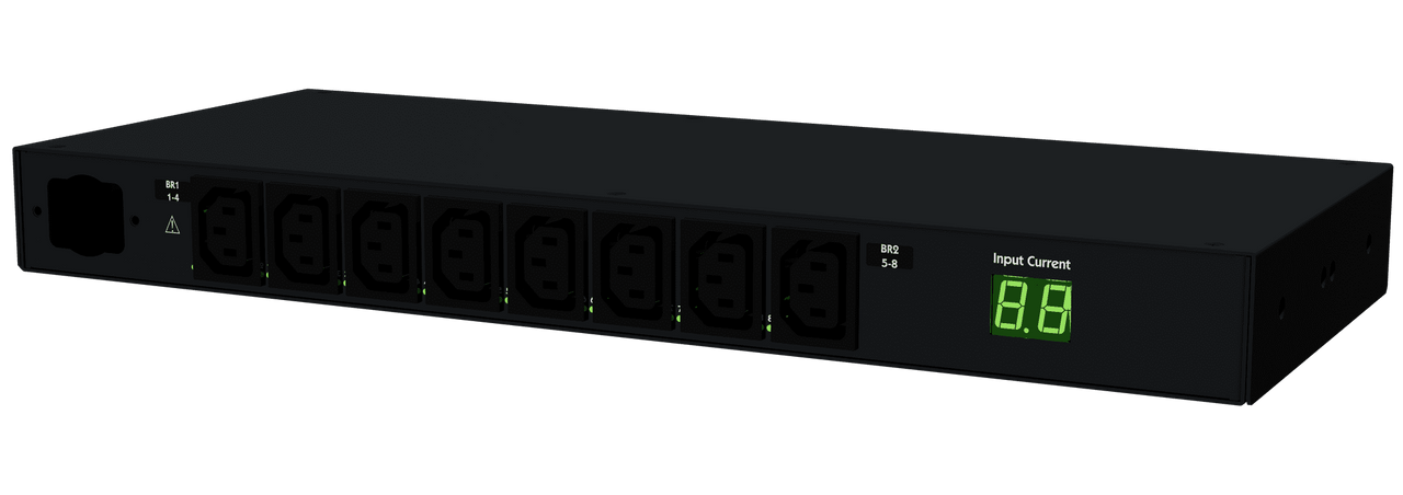 C1W08HC-2CBA2BAC Switched PDU 1U Horizontal, 208V 1-Ph, 30A, 8 C13