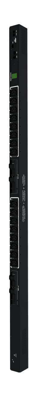 C1W16VS-0AFA17AC Switched PDU 2U Horizontal, 208V 1-Ph, 20A, 16 C13