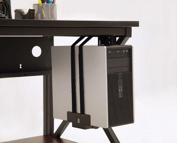 Adjustable CPU Holder, Underdesk - Server Racks Online