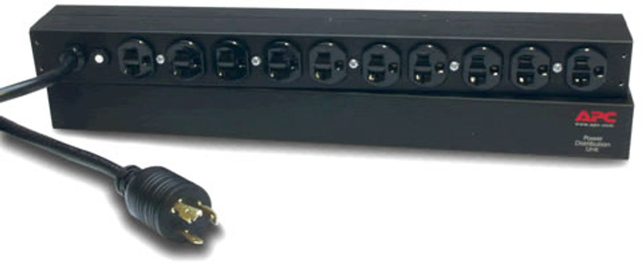 APC AP9564 Basic Rack PDU, 1U, 20A, 120V, (10)5-20; L5-20P