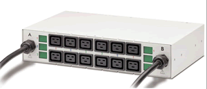 CDU Metered Horizontal 2U, 30A, 3-Phase Delta 208V, (12) C19 - Server ...