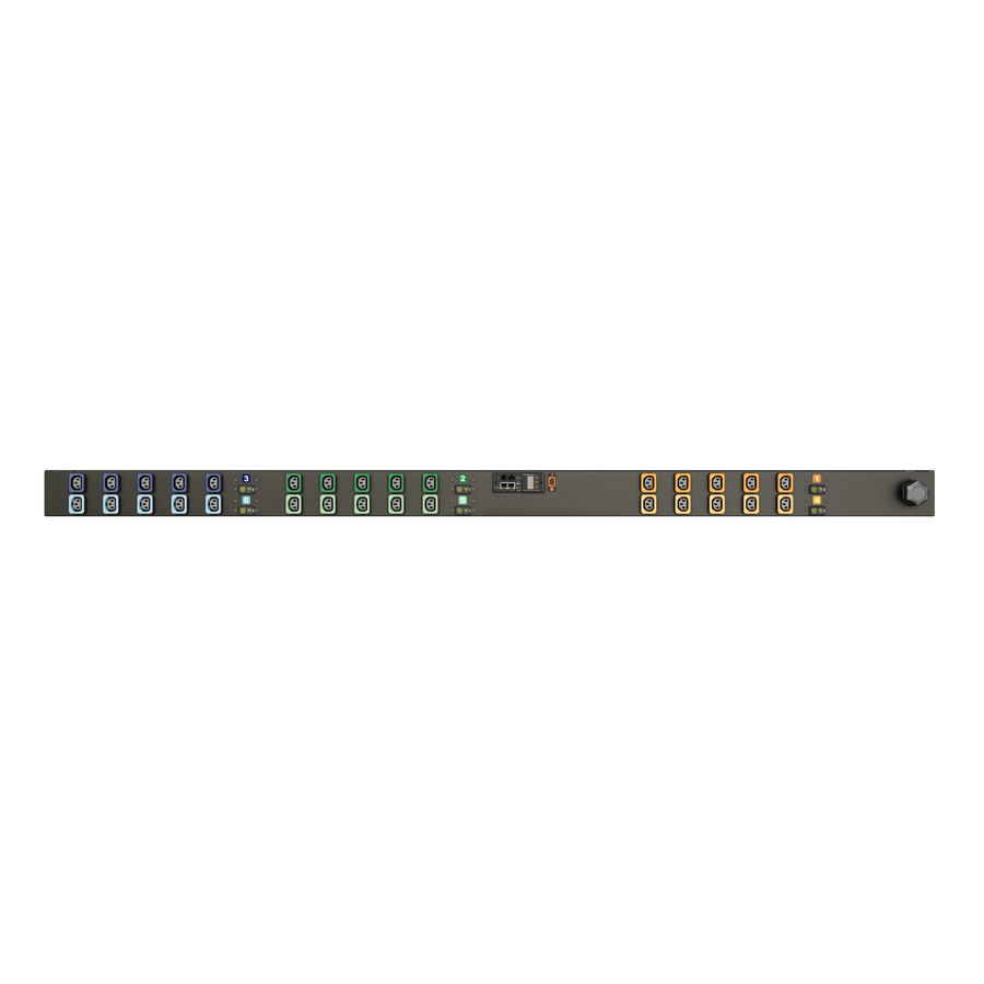 30-Outlets PDU - Monitored - 3P+E (IP44) - 30 x U-Lock IEC 60320 C13 ...