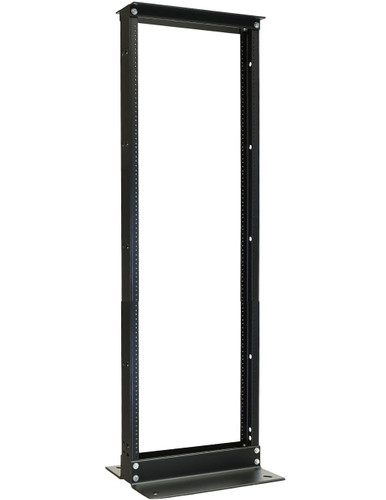 7ft. 2-Post Relay Rack, 19" EIA, Black - Server Racks Online