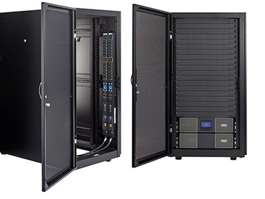 RackPack - 30U x 24"W x 40D - Enclosure with 6kW UPS and (2) 24A PDU's ...