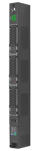 Switched PDU 208 3P Wye, 30A, NEMA L21-30P, (18) C13 + (6) C19, 0U ...