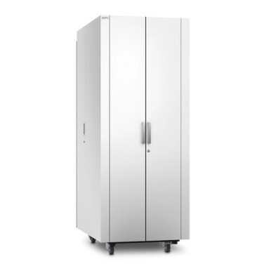CX 38U, 44"D Secure Soundproof Pre-configured Office Rack - White ...