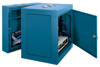 18U Wall Mount Swing Out Enclosure Depth: 24", Usable Depth: 21", Width ...