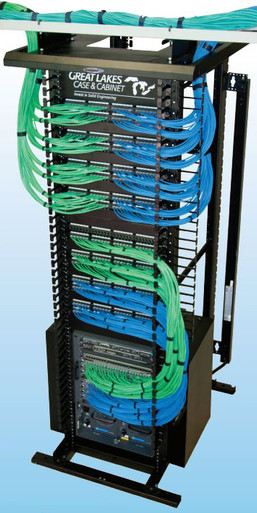 Enhanced Network 42U x 40"W x 48"D Open Enclosure - Server Racks Online