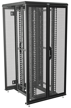 Enhanced Network 48U x 32"W x 42"D Enclosure - Solid Top, Mesh Front ...