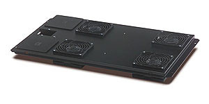 Roof Fan Tray (208, 230 VAC) Black - Server Racks Online