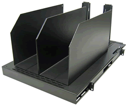 Sliding Rackmount Shelf w/ Cable Bridge & Supports - Server Racks Online