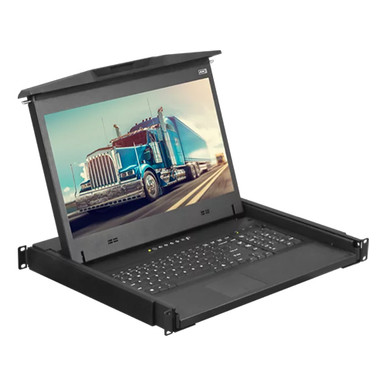 17" 1U, 4K UHD LCD console / KVM drawer - Server Racks Online