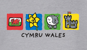 CYMRU Wales PRINT DESIGN - Insignia Souvenirs