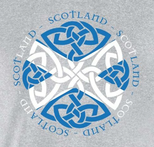Celtic Saltire Circle PRINT DESIGN - Insignia Souvenirs