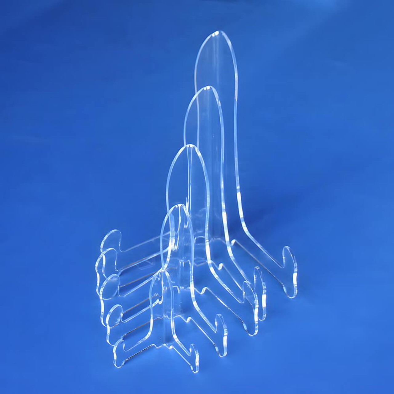 Clear Acrylic Plate Holder Display Easel Stand