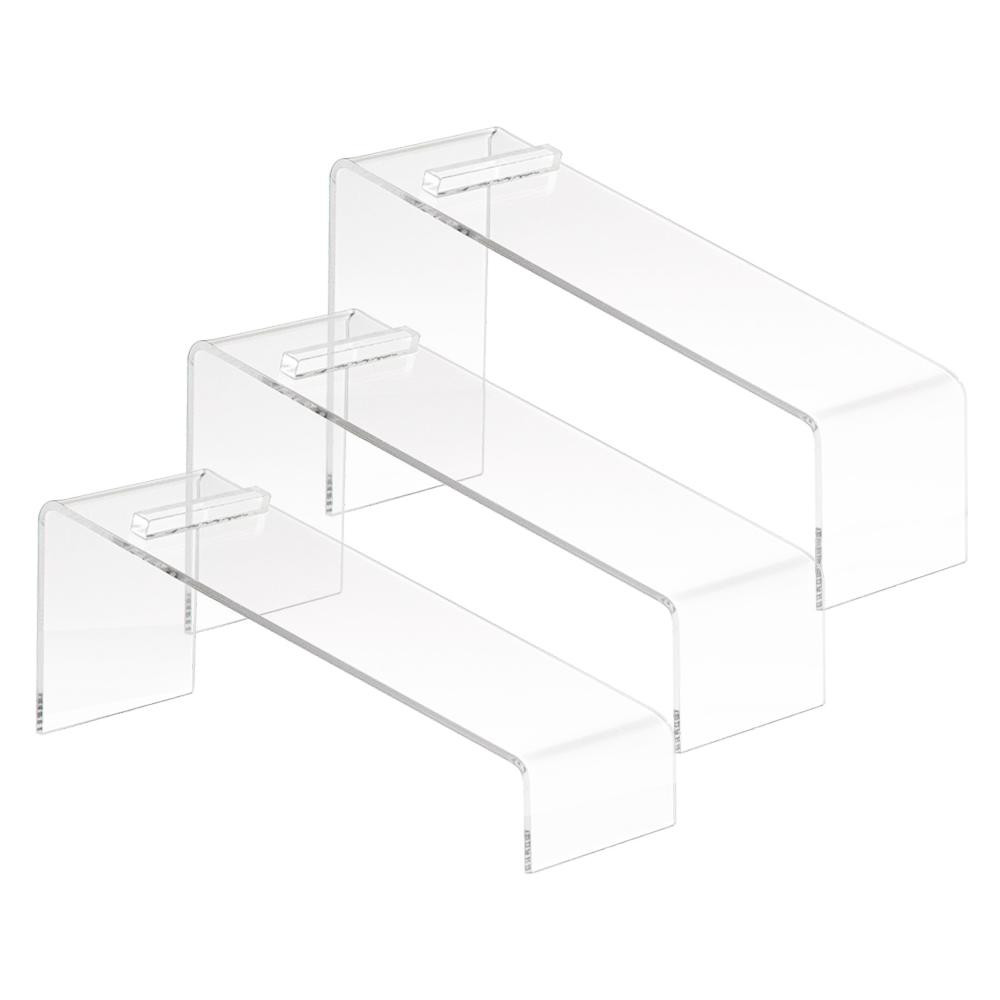 Clear Acrylic Shoe Riser - Slanted Display Stand