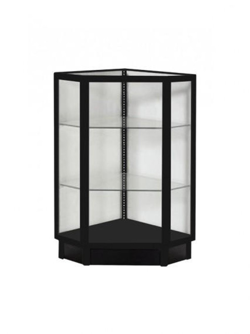 Glass Showcases For Corners - Ideal For Stores Displays